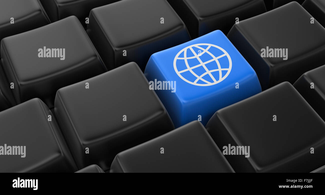 Image mail icons globe hi-res stock photography and images - Alamy