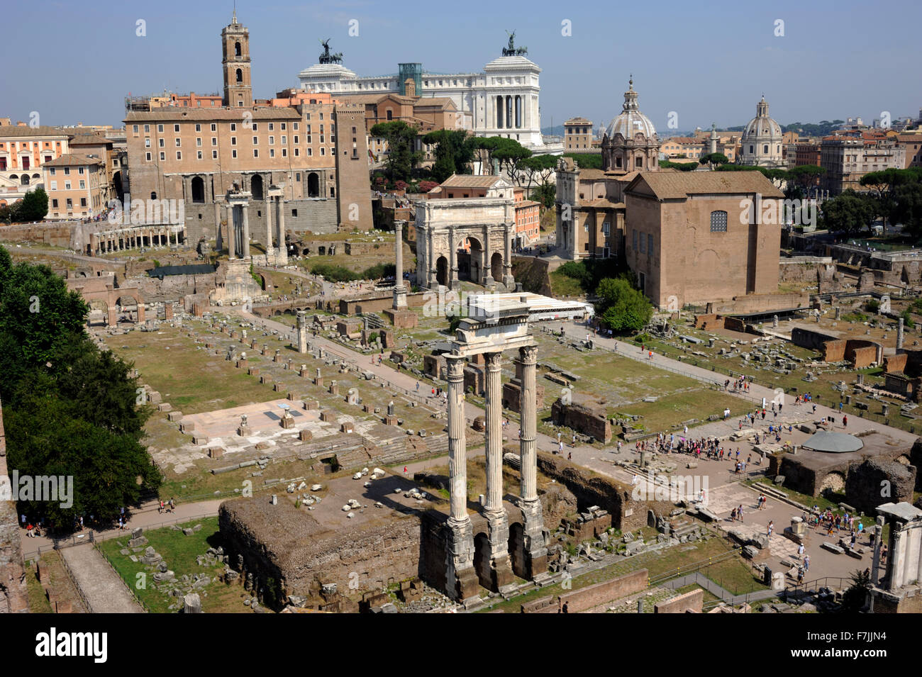 Ancient rome from capitoline hill hi-res stock photography and images ...