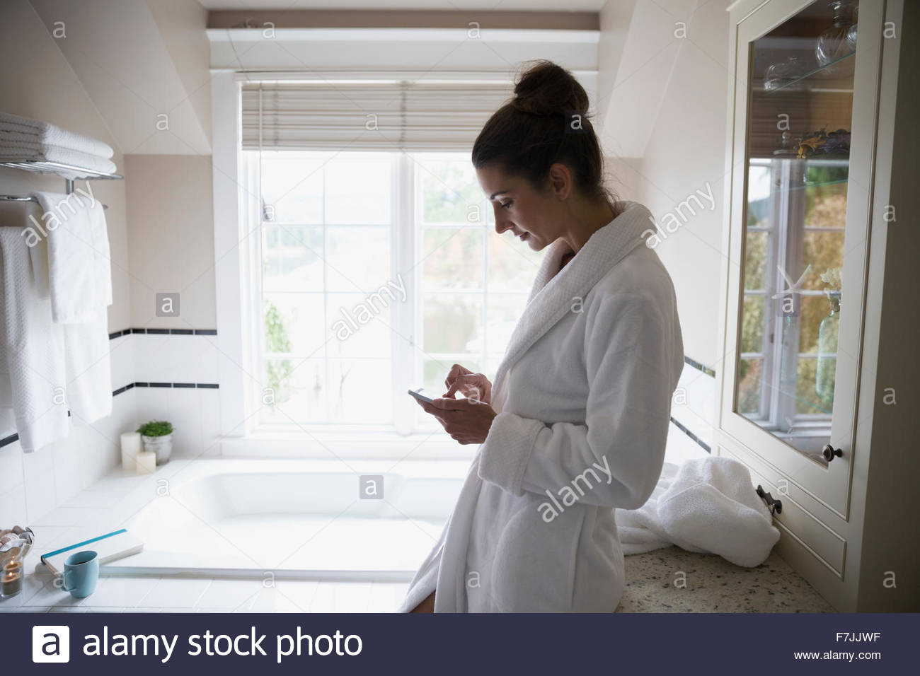 Woman Bathtub Candid Stock Photos & Woman Bathtub Candid Stock Images ...
