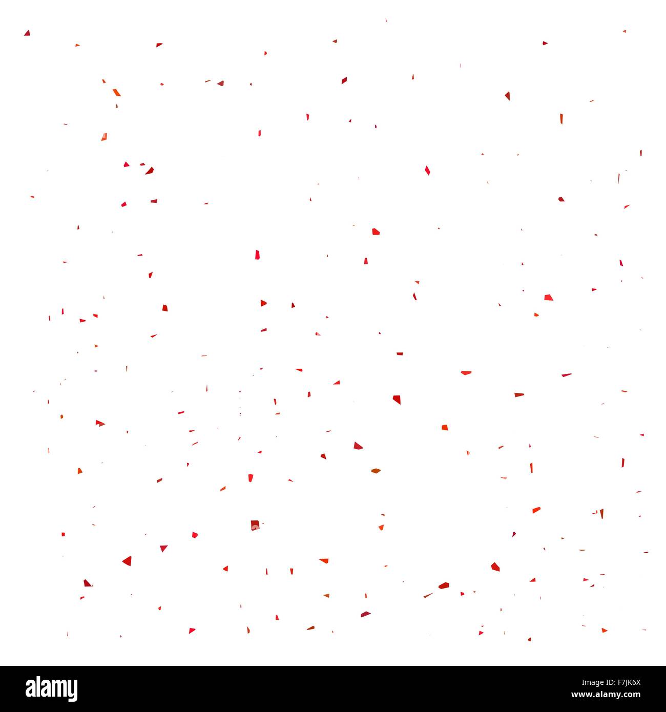 Red Paper Confetti Stock Vector Image & Art - Alamy