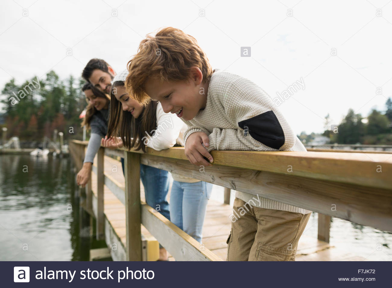Family railing hi-res stock photography and images - Alamy