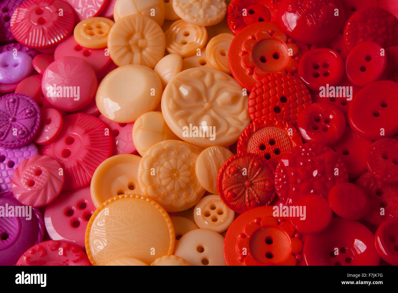 Brightly Colored Craft Buttons Stock Photo - Alamy
