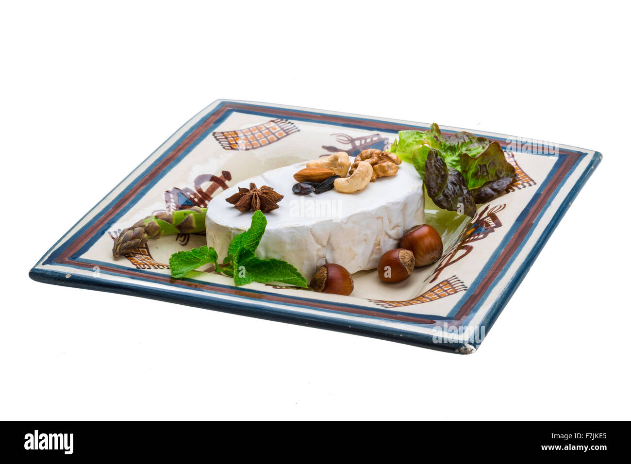 Fresh soft brie cheese Stock Photo - Alamy