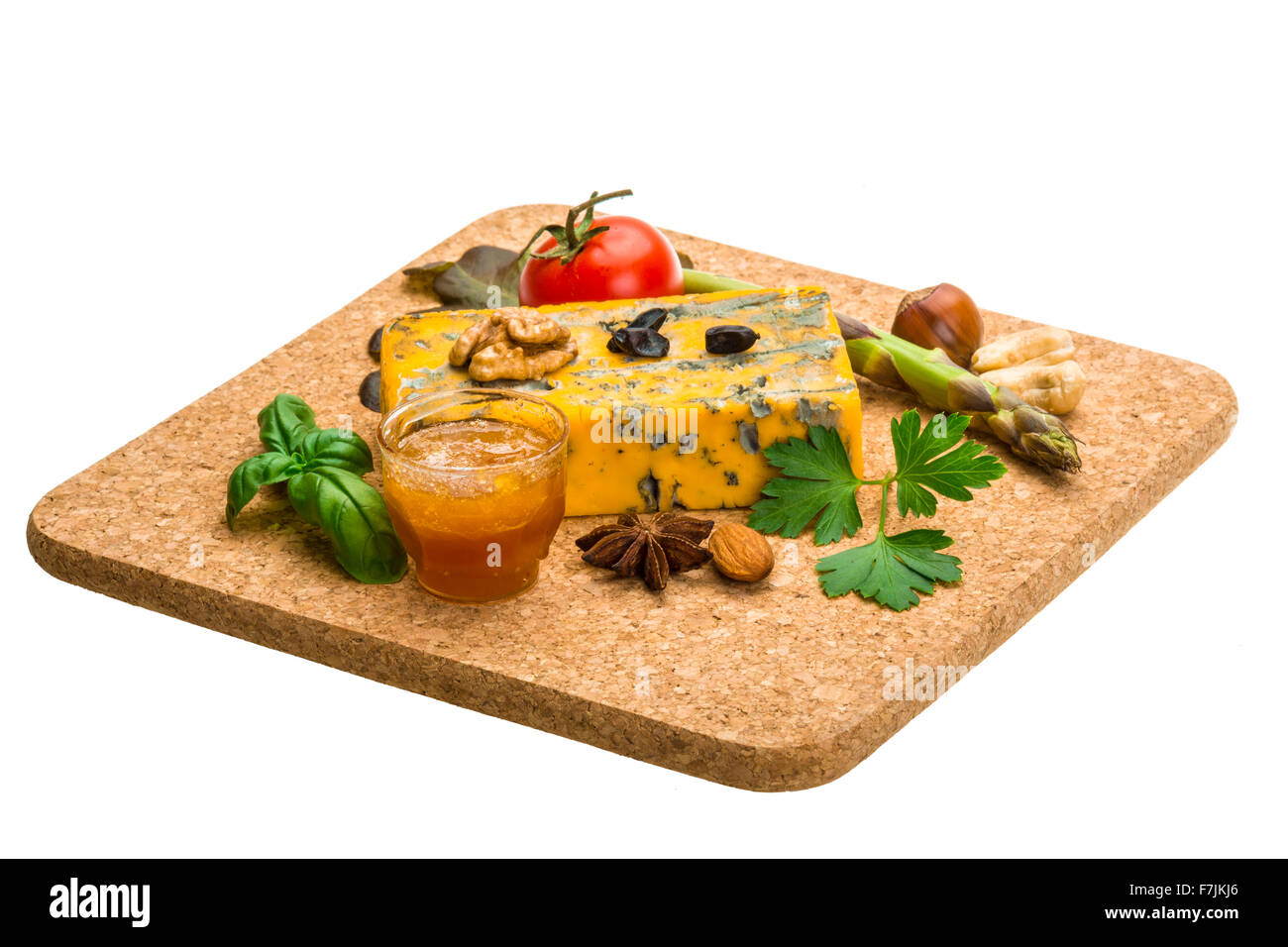 Gold cheese with mould Stock Photo - Alamy