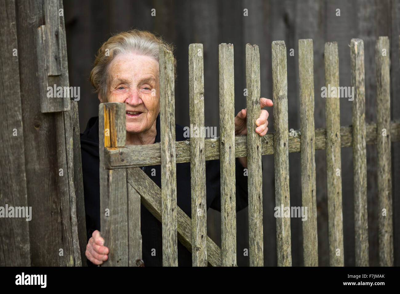Older fence hi-res stock photography and images - Alamy