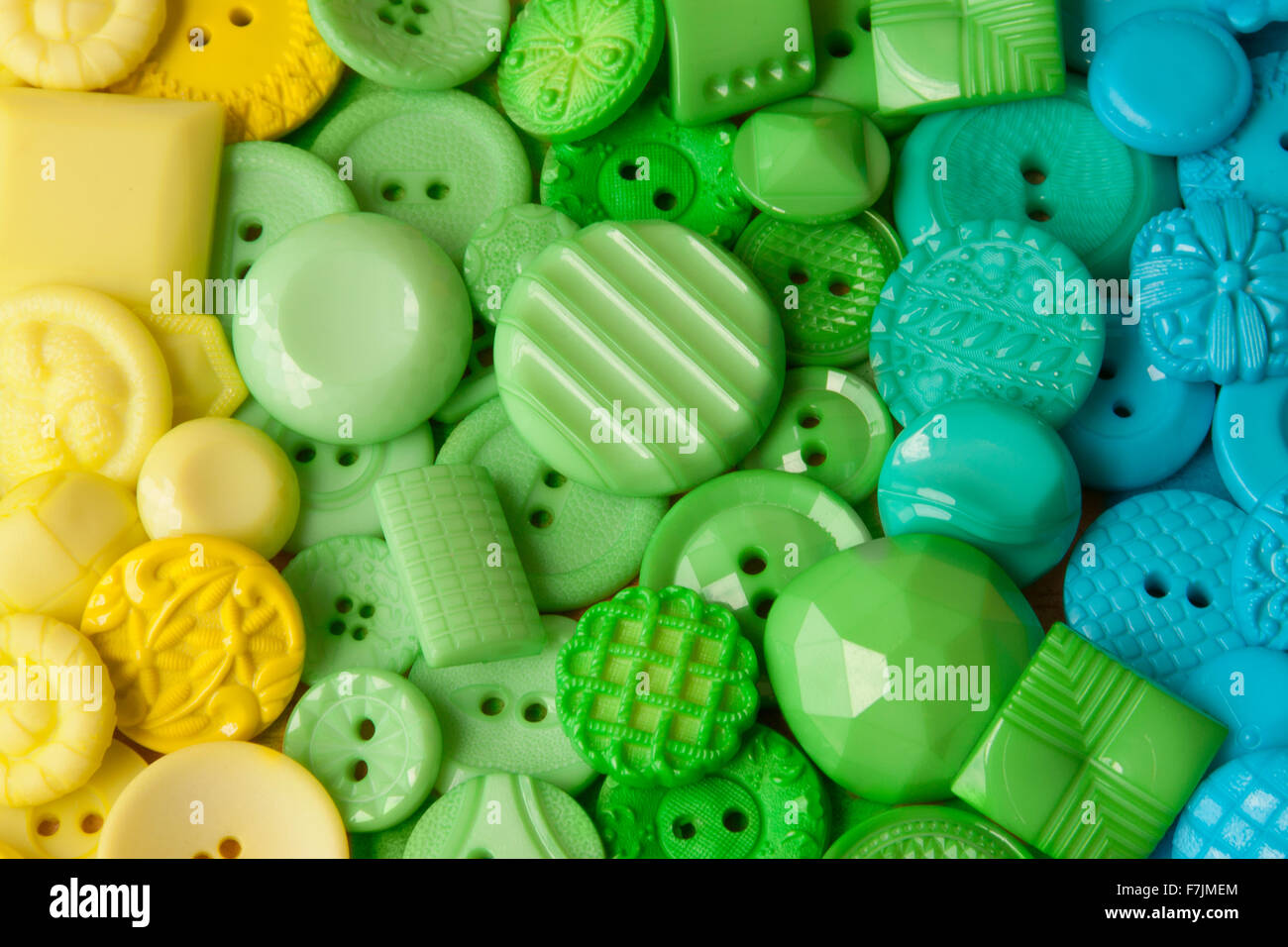 Brightly Colored Craft Buttons Stock Photo - Alamy