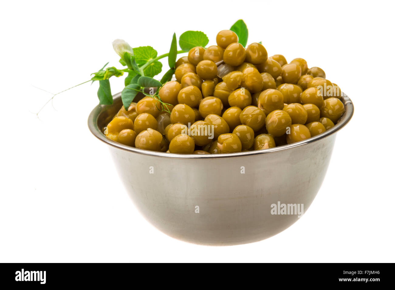 Marinated green peas with branch Stock Photo - Alamy