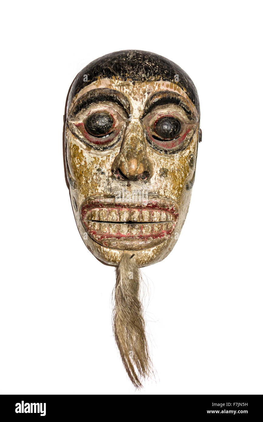 Old Indonesian dance mask Stock Photo - Alamy