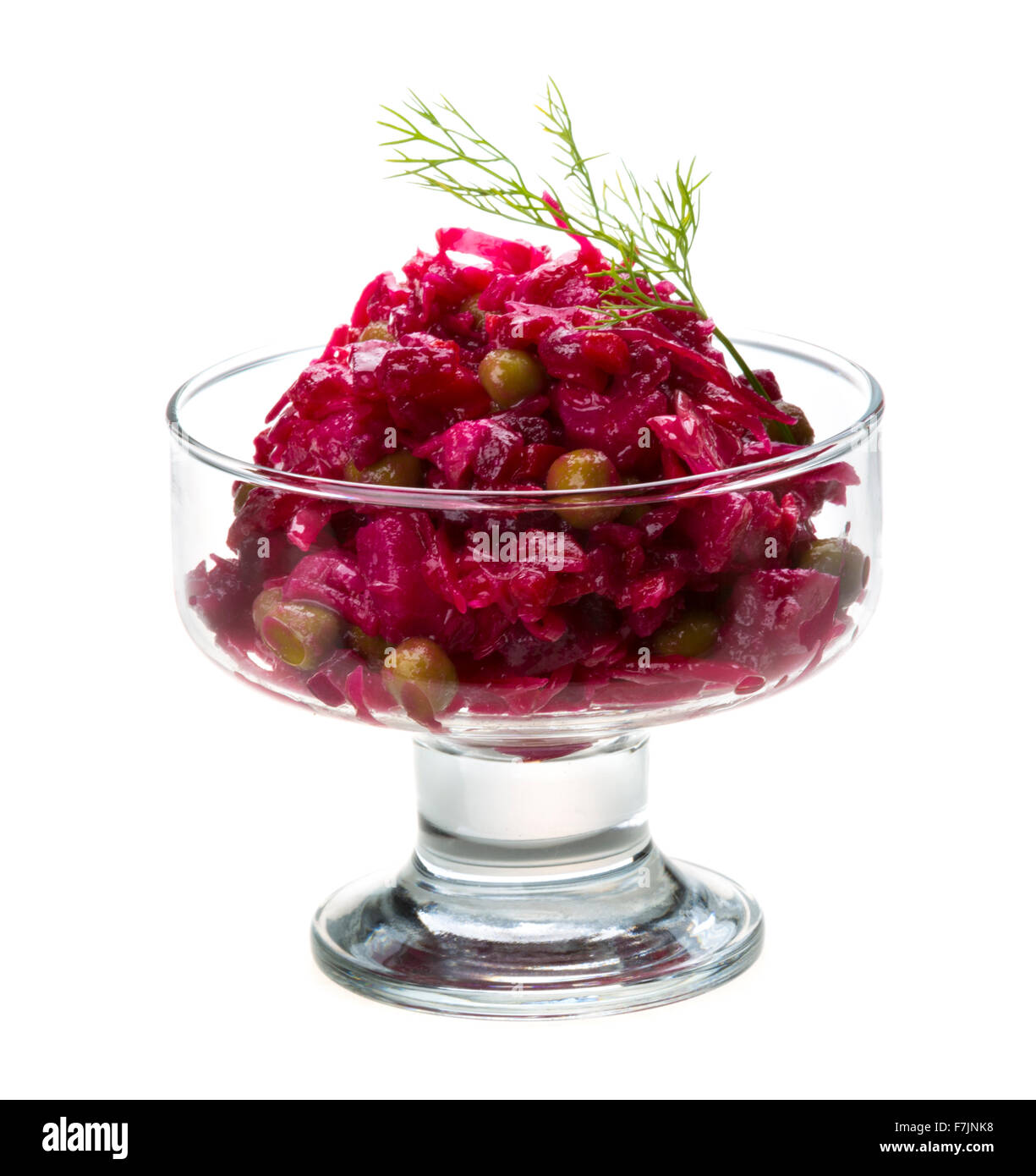 Vinaigrette Russian beetroot salad Stock Photo - Alamy