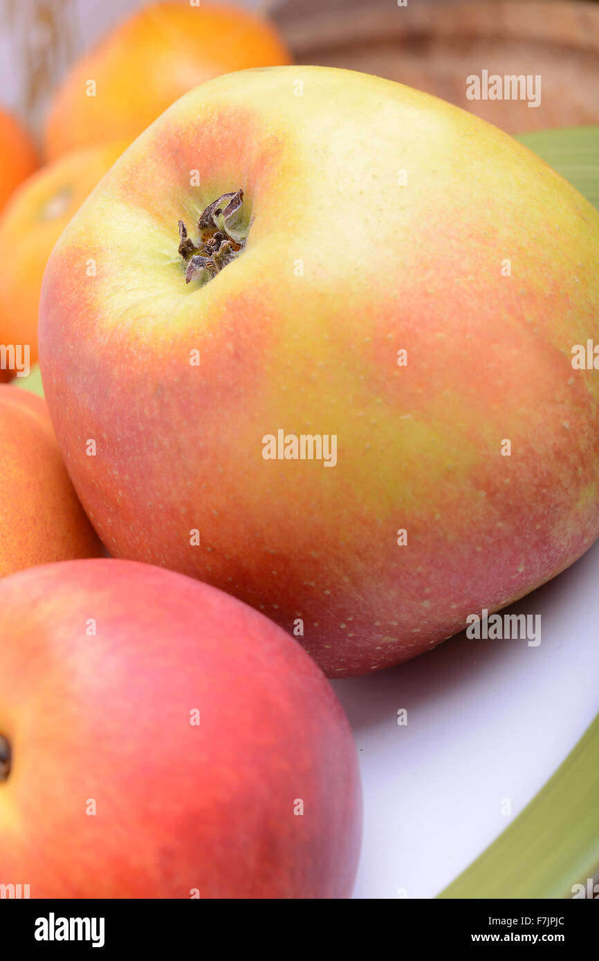 many different fruits for the health of the entire family, peach ...