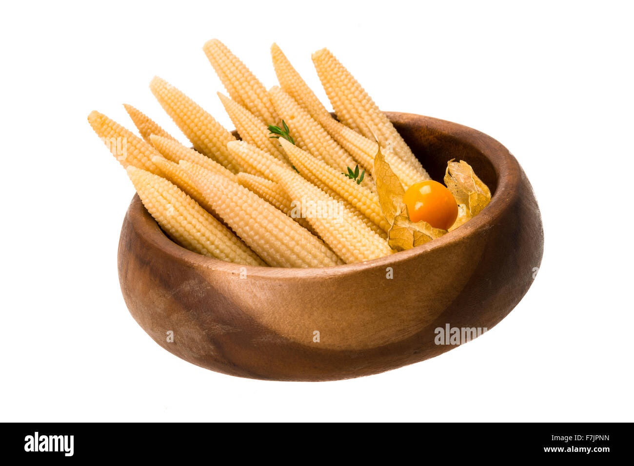 Baby corn isolated Stock Photo - Alamy