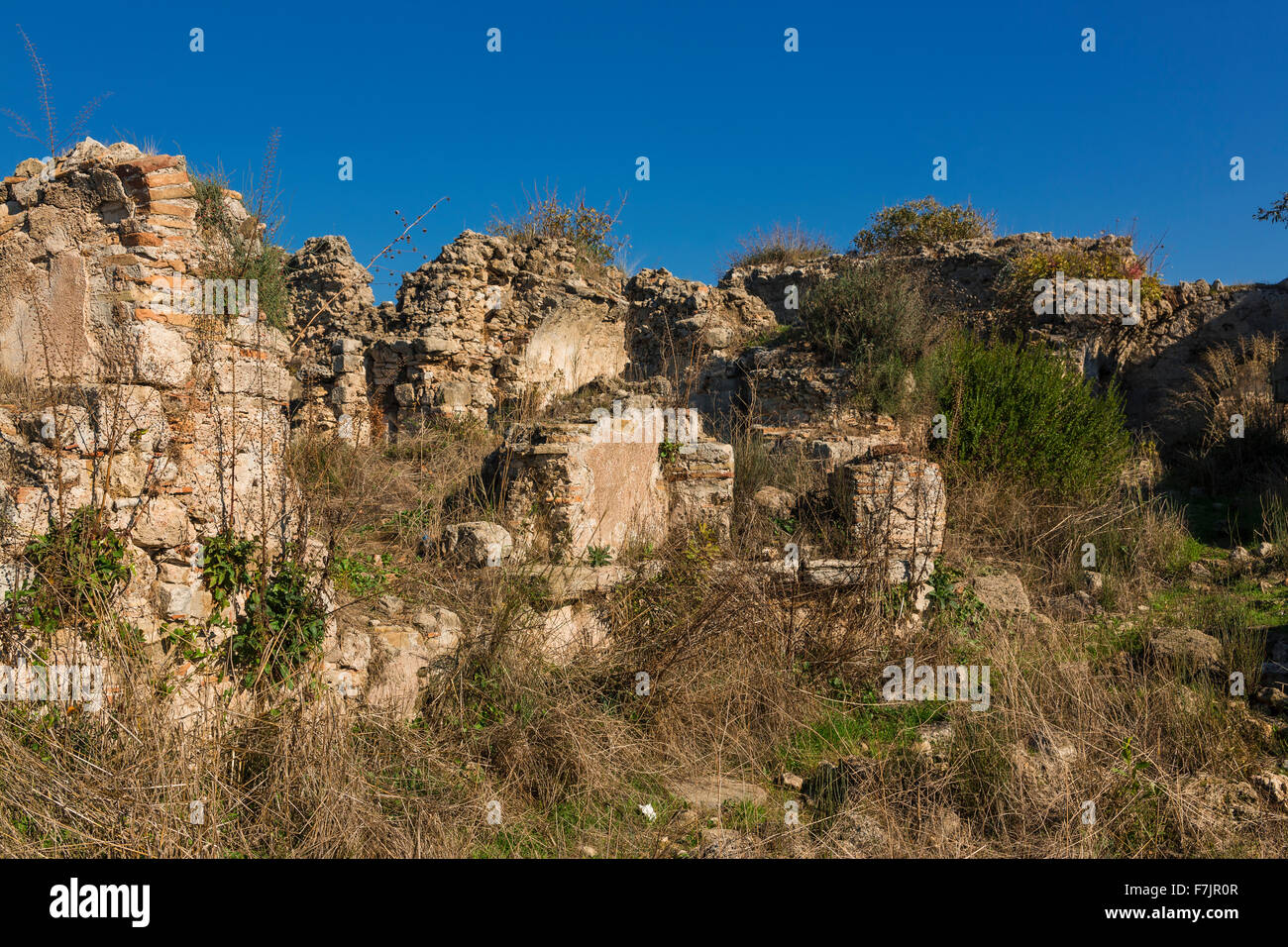 Ruins in Side, Turkey Stock Photo - Alamy