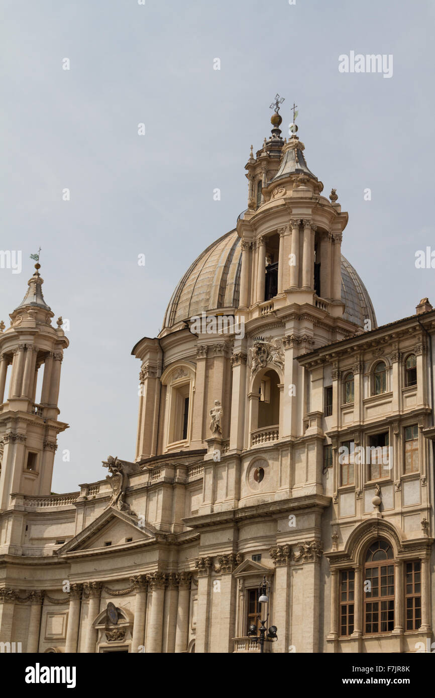 Saint Agnese in Agone in Piazza Navona, Rome, Italy Stock Photo - Alamy
