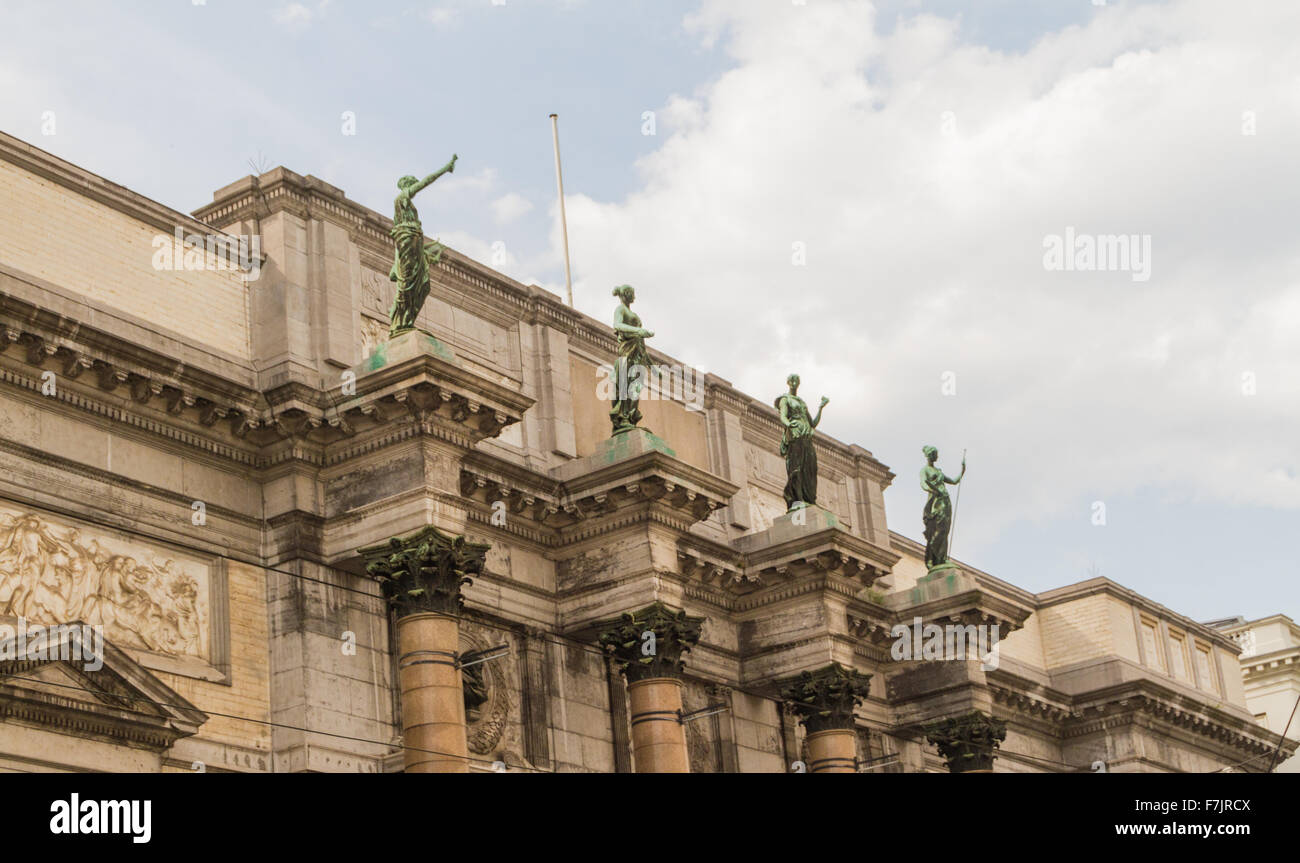 Brussels city view Stock Photo - Alamy