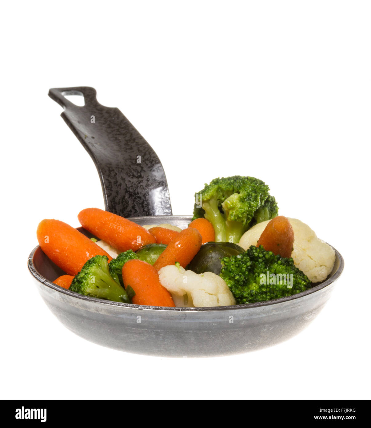 mixed vegetables with fresh sprout in pan Stock Photo - Alamy
