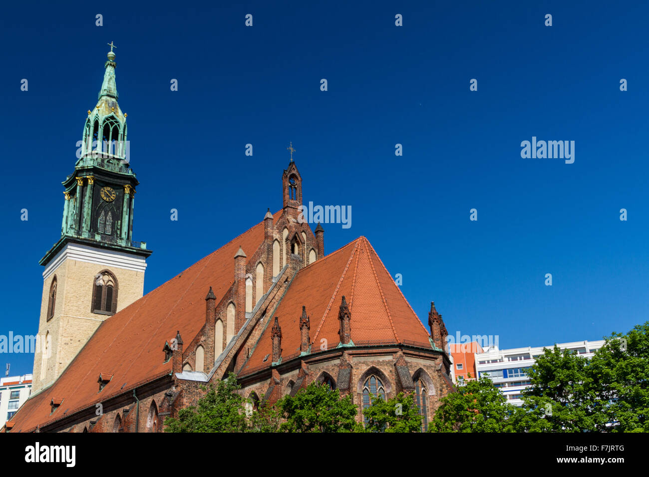 aerial view of central Berlin Stock Photo - Alamy