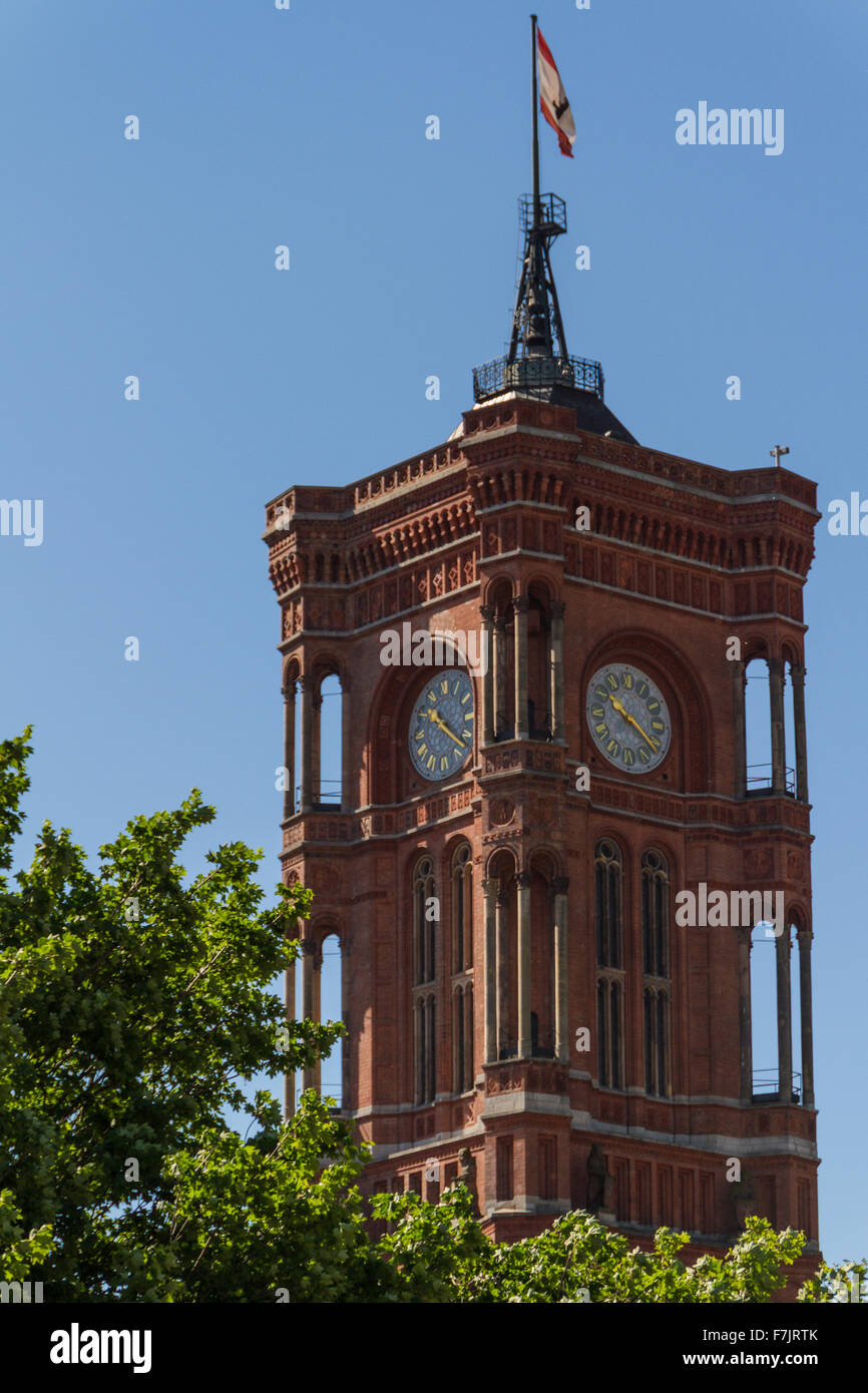 aerial view of central Berlin Stock Photo - Alamy