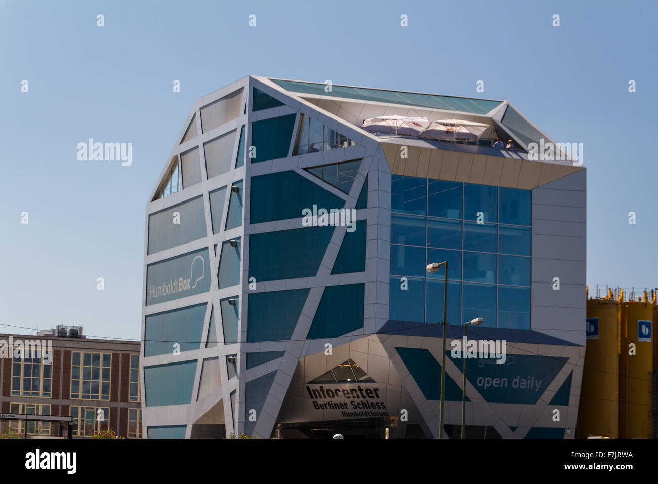 aerial view of central Berlin Stock Photo - Alamy