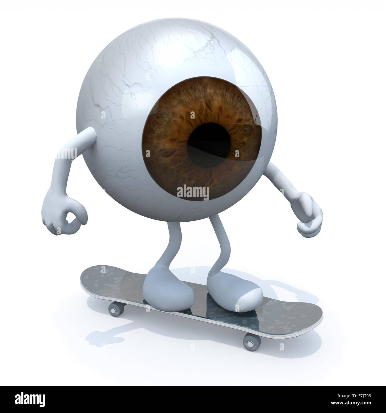 One eye arms legs 3d illustration hi-res stock photography and images ...