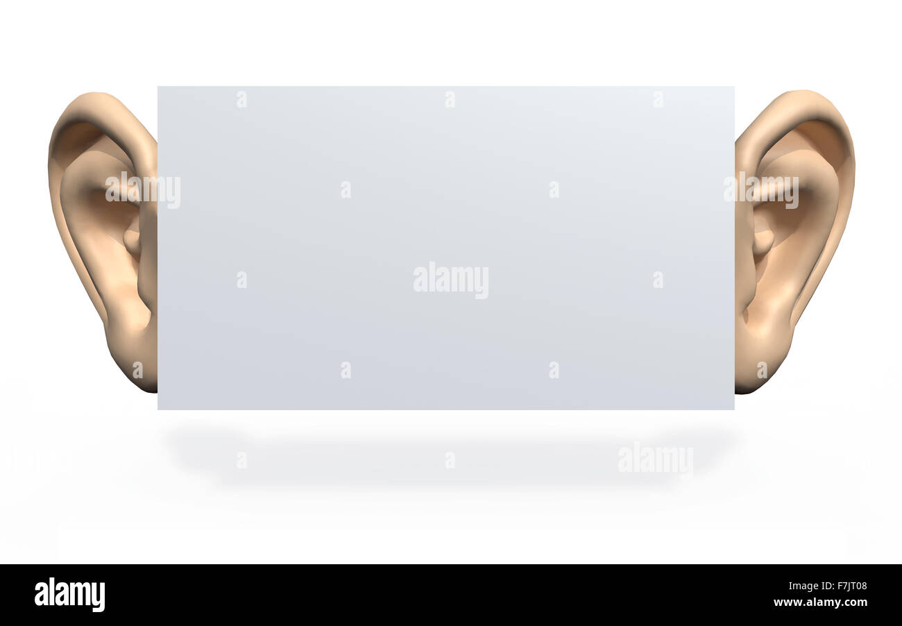 Big human ear hi-res stock photography and images - Alamy