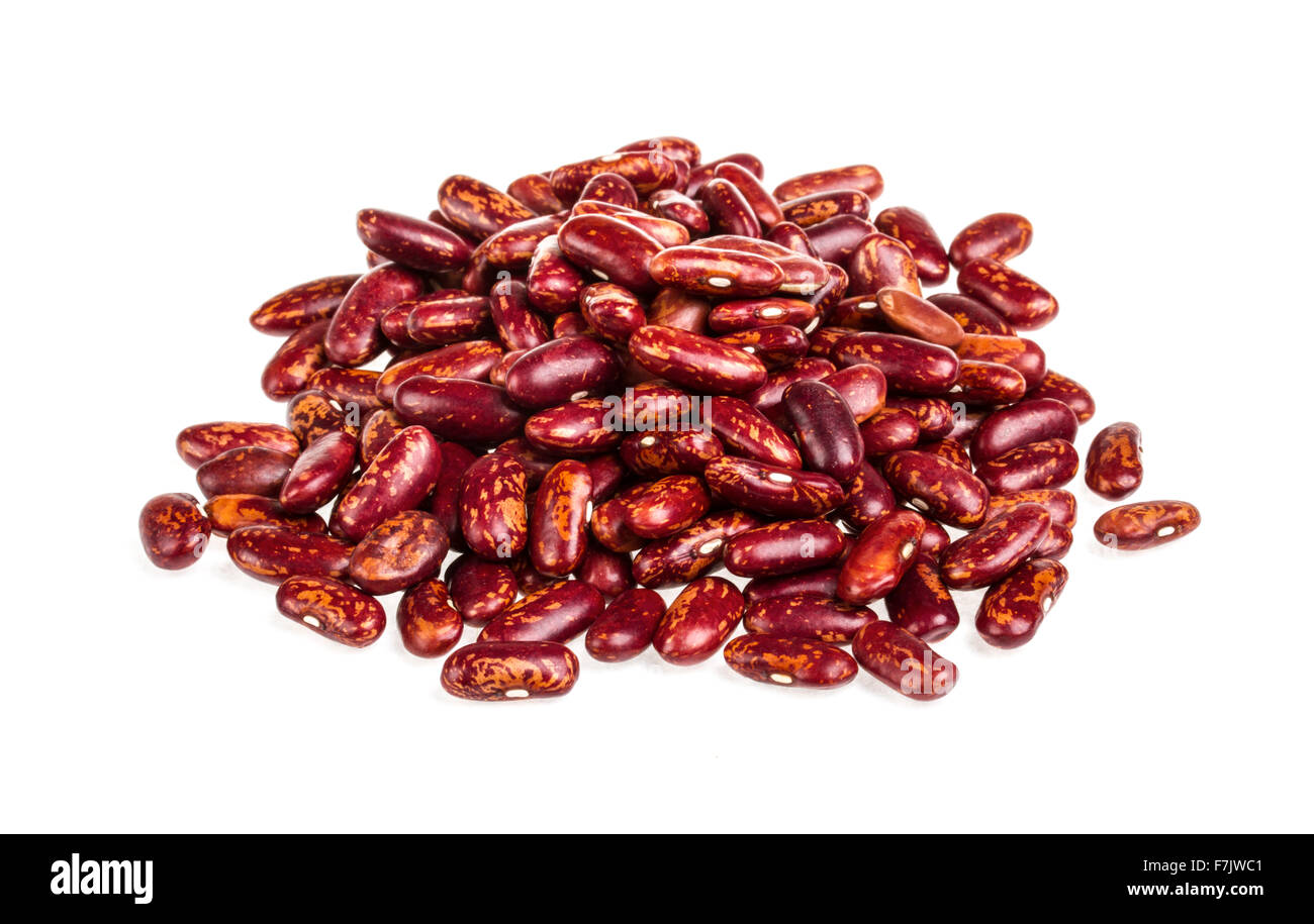 kidney beans on white background Stock Photo - Alamy