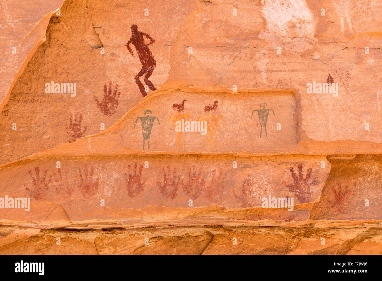Ancestral puebloan rock art, Cedar Mesa, Utah Stock Photo - Alamy