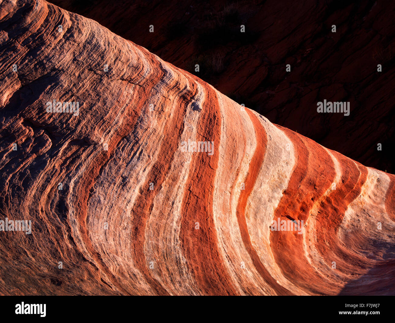 Sandstone formations at the Firewave. Valley of Fire State Park, Nevada ...