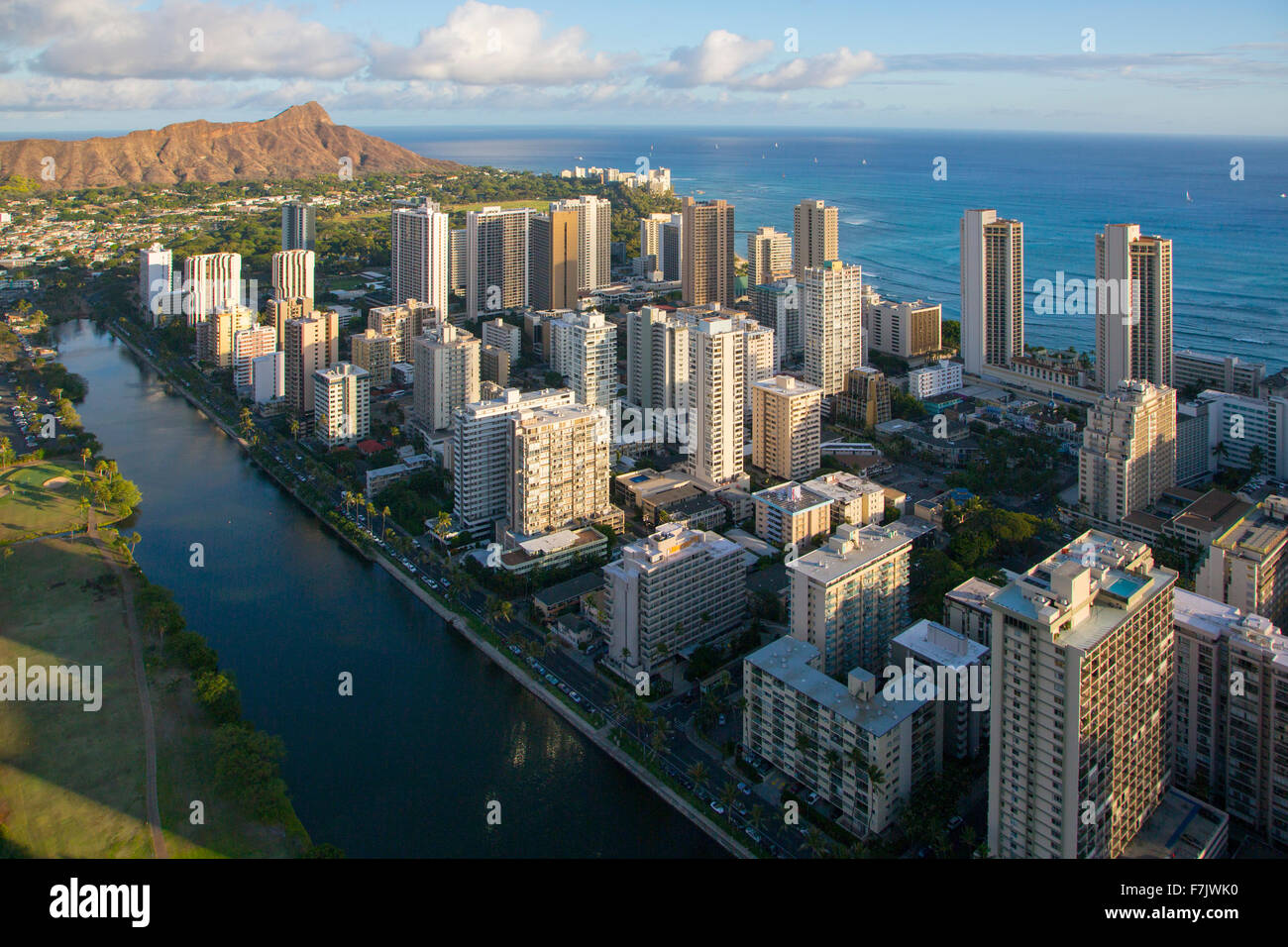 Aerial of honolulu hi-res stock photography and images - Alamy