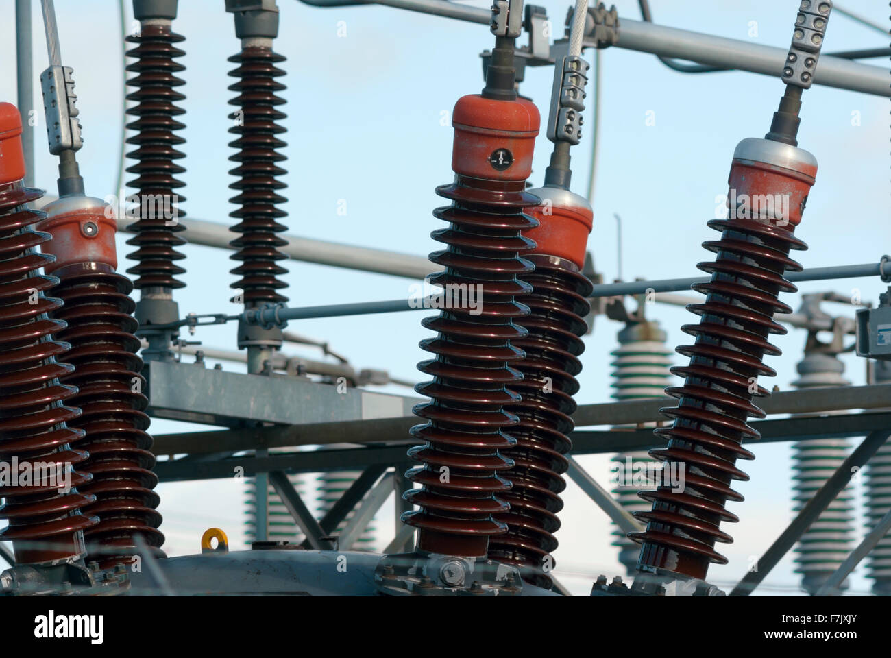 electricity transformer power station high voltage Stock Photo - Alamy