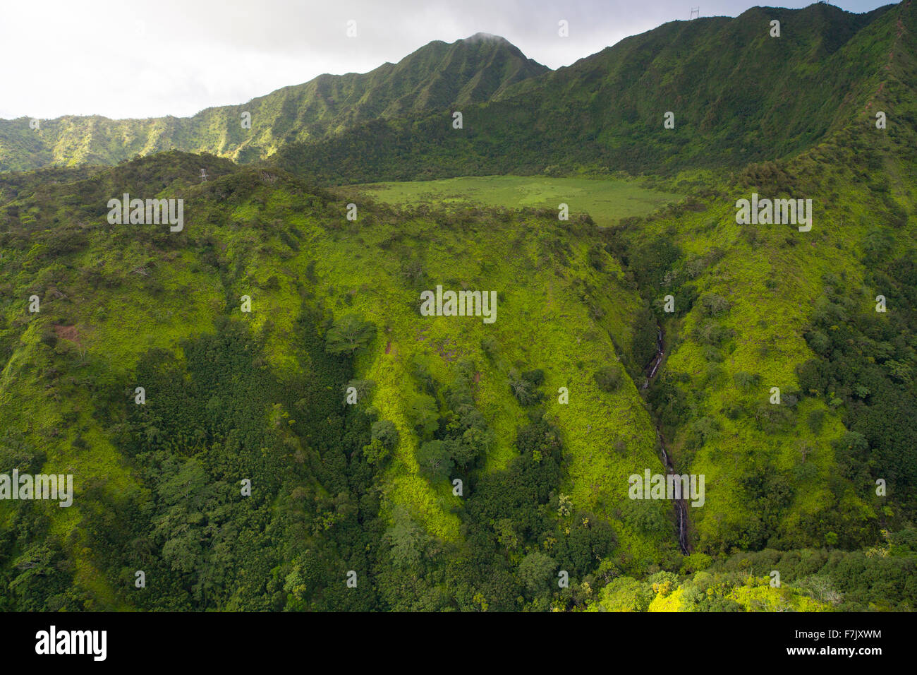 Kaau Crater, Koolau Mountains, Oahu, Hawaii Stock Photo - Alamy