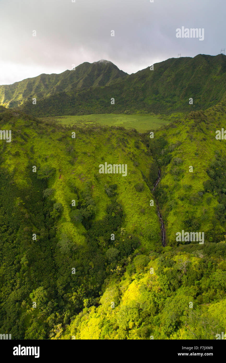 Kaau Crater, Koolau Mountains, Oahu, Hawaii Stock Photo - Alamy
