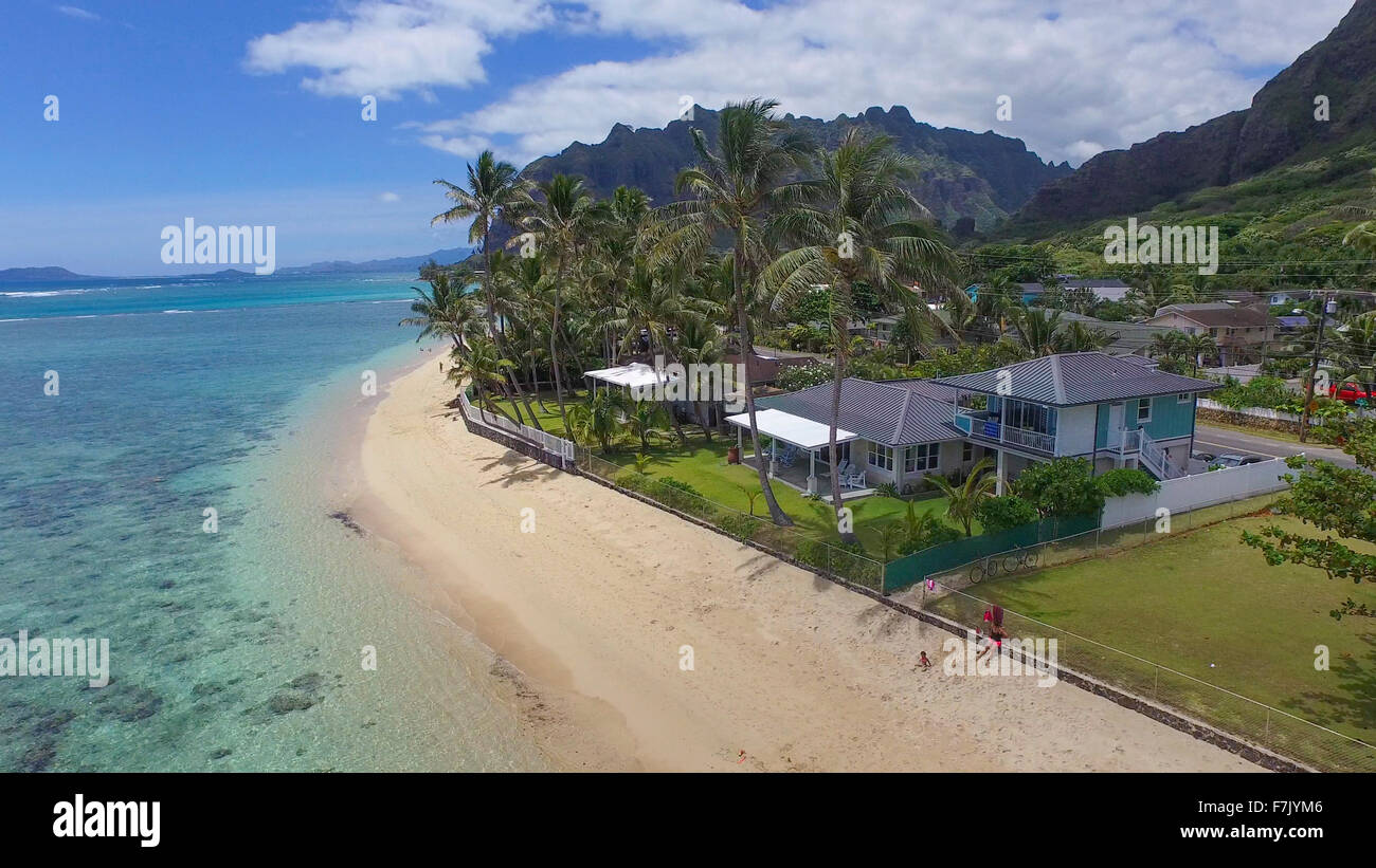 Kaaawa, Beach, Windward, Oahu, Hawaii Stock Photo - Alamy