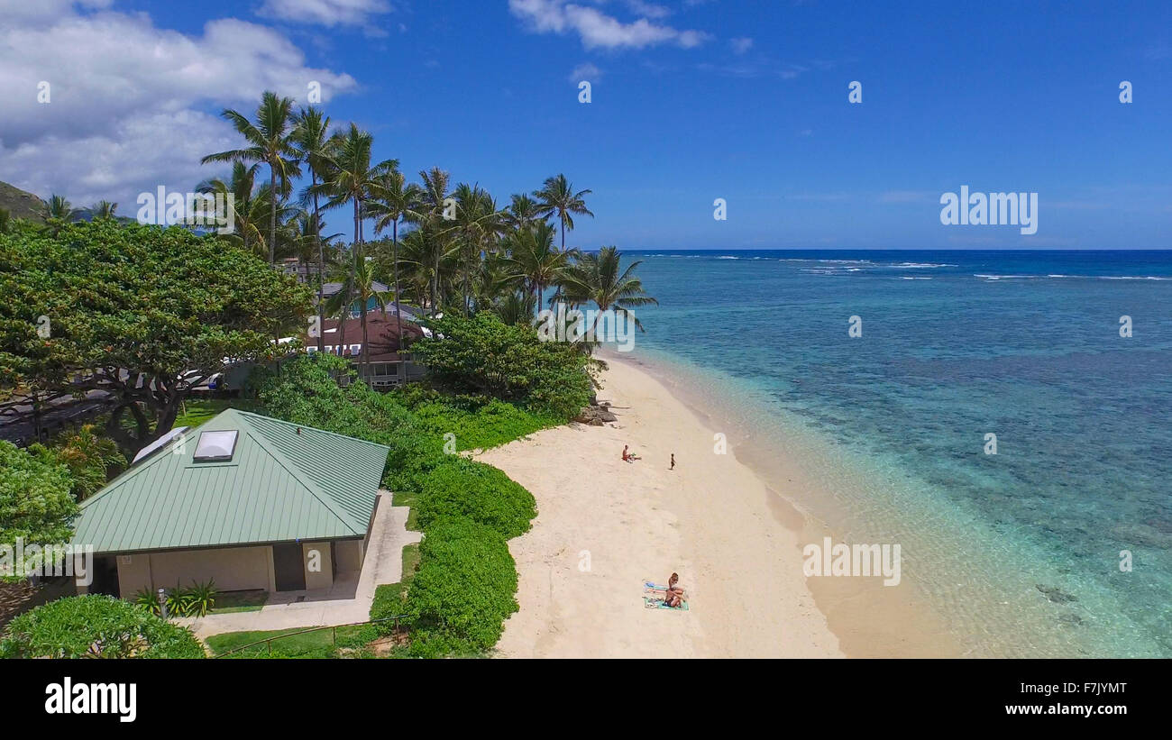 Kaaawa, Beach, Windward, Oahu, Hawaii Stock Photo - Alamy