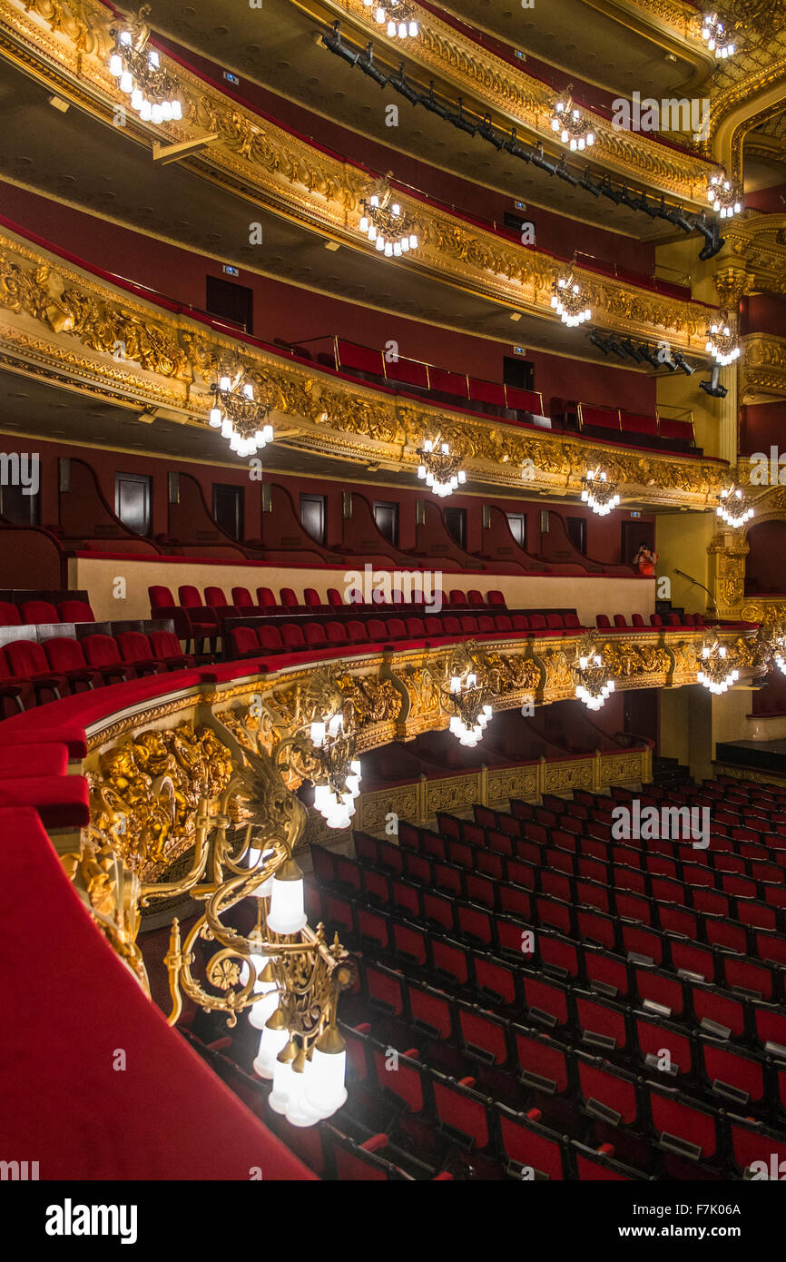 Gran Teatre del Liceu, opera house, La Rambla, Ciutat Vella, Barcelona ...