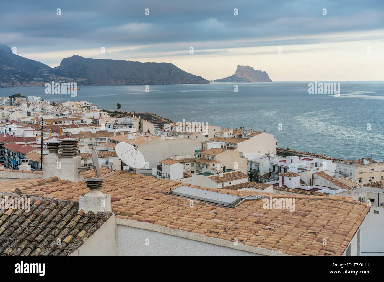 The city of Altea in Spain, Europe Stock Photo - Alamy