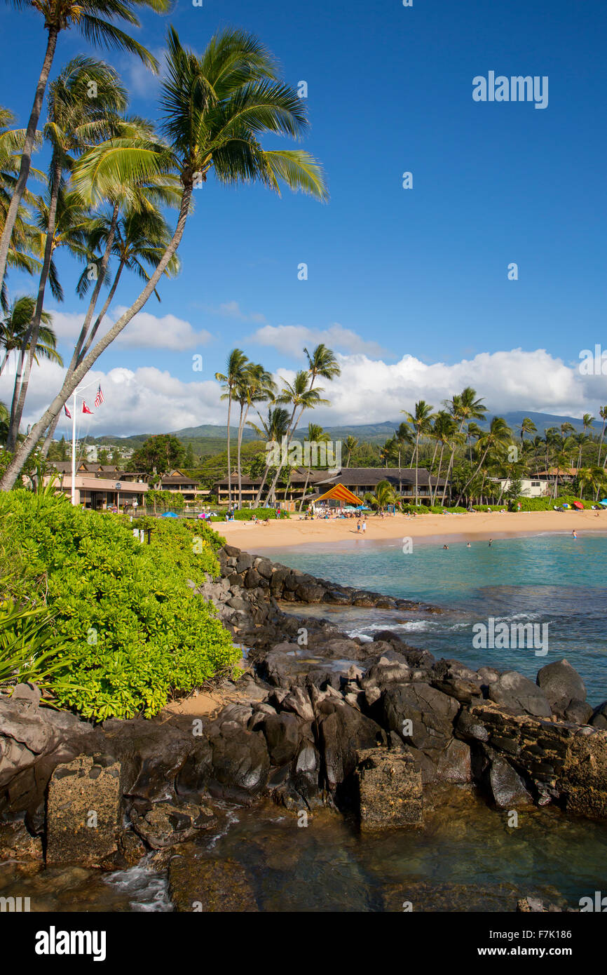 Napili Beach, Maui, Hawaii Stock Photo - Alamy