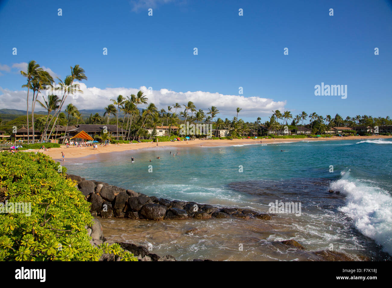 Napili Beach, Maui, Hawaii Stock Photo - Alamy