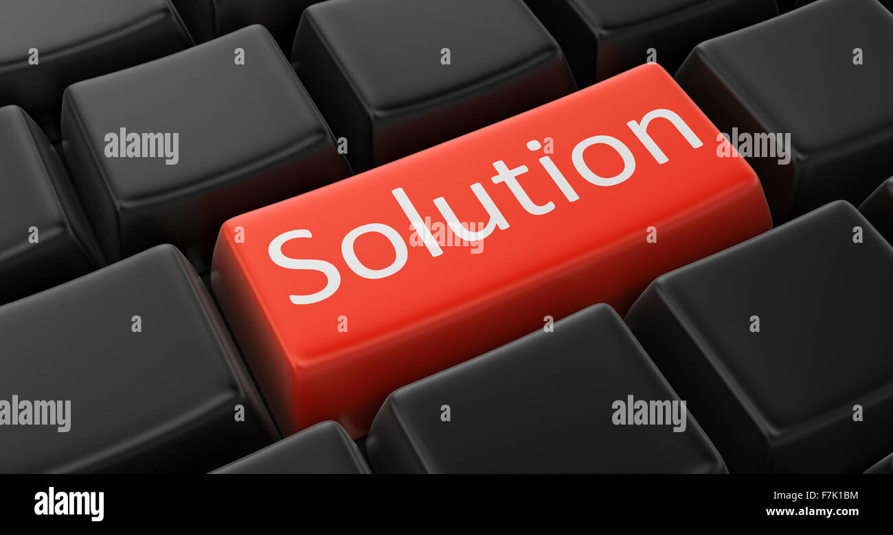 Solution key concept Stock Photo - Alamy