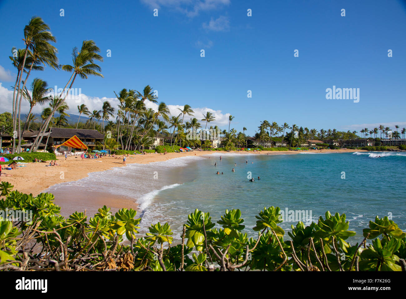 Napili Beach, Maui, Hawaii Stock Photo - Alamy
