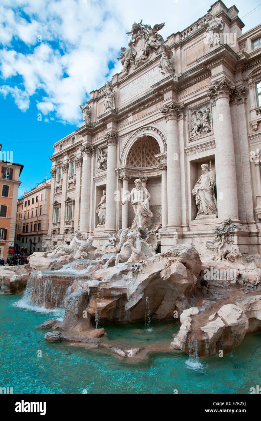 Trevi Fountain,Rome, Italy, Baroque Stock Photo - Alamy