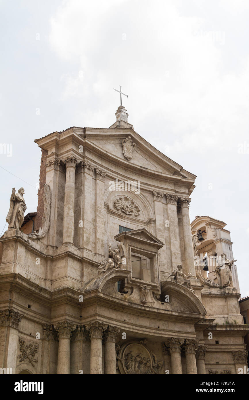Great church in center of Rome, Italy Stock Photo - Alamy