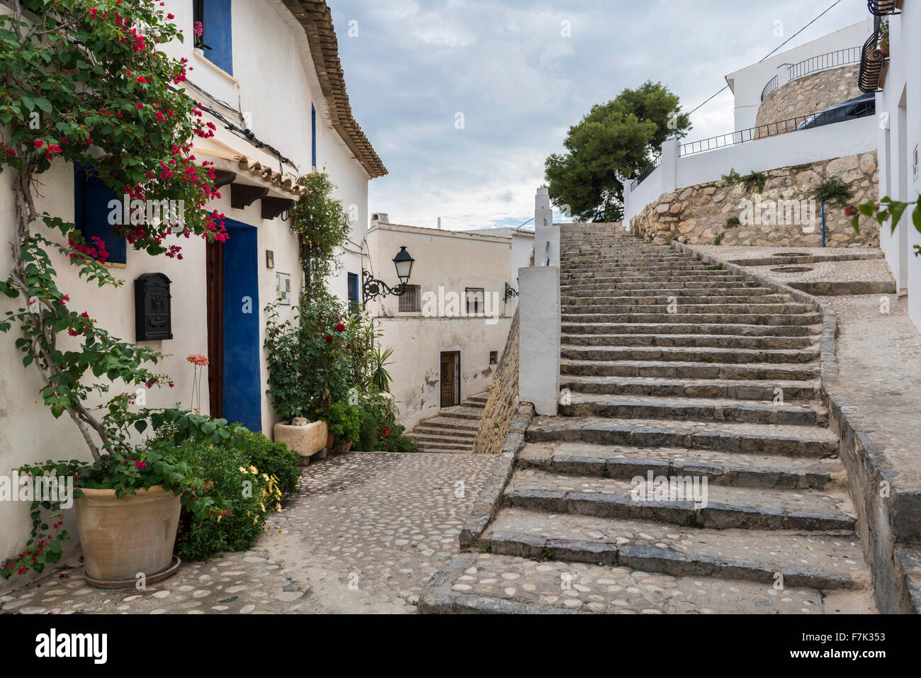 The city of Altea in Spain, Europe Stock Photo - Alamy