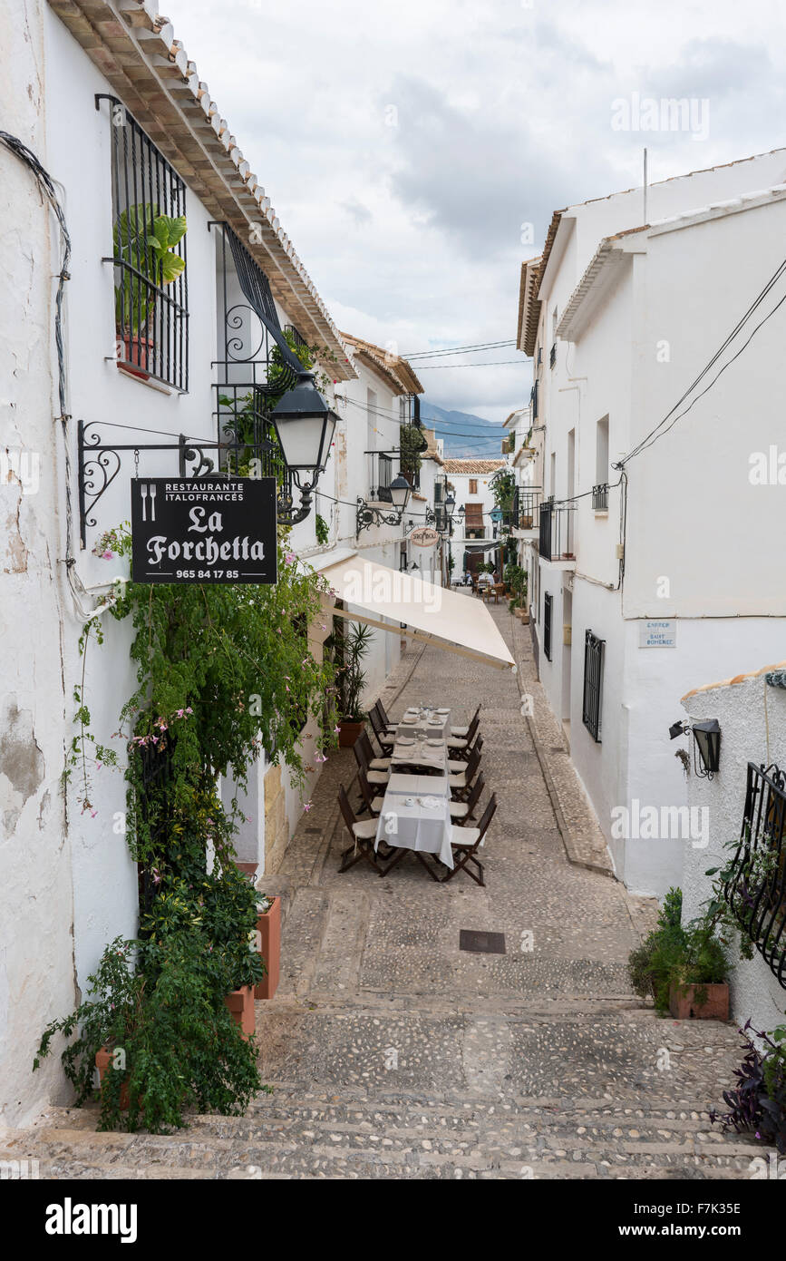 The city of Altea in Spain, Europe Stock Photo - Alamy