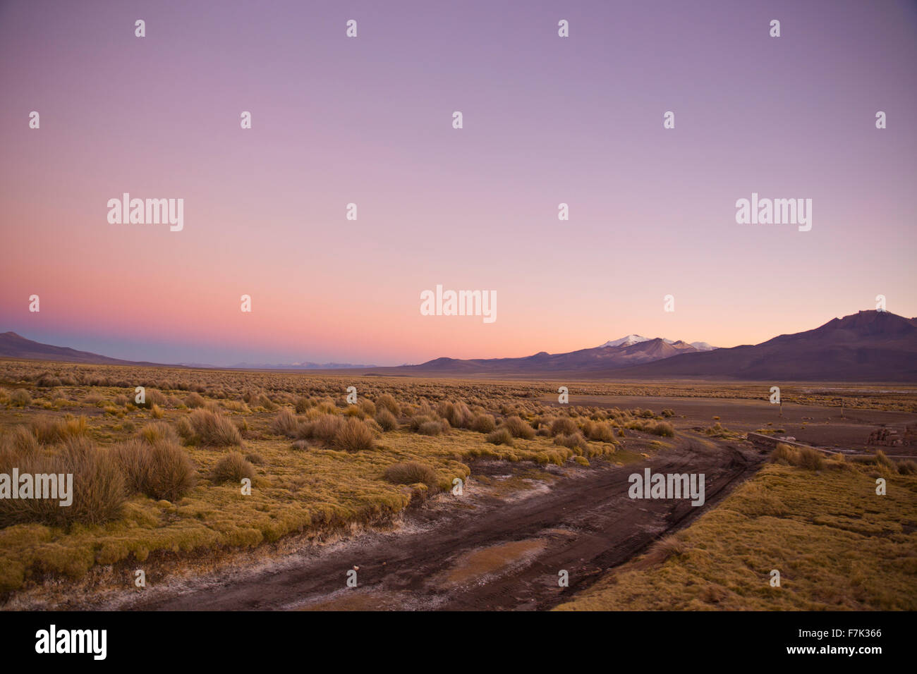 Beautiful sunrise in the Andes mountains. Andean Highlands Stock Photo ...