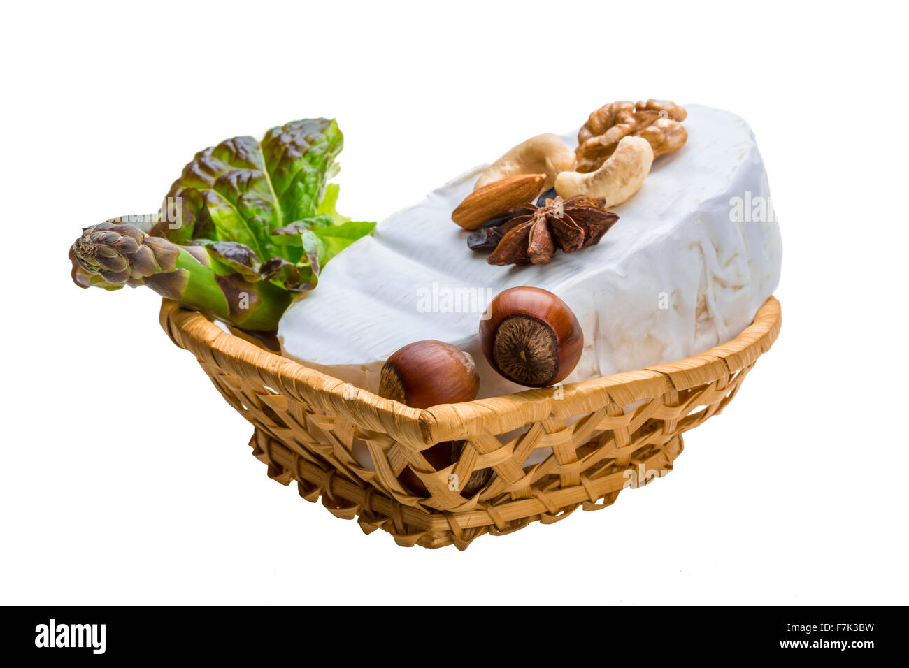Fresh soft brie cheese Stock Photo - Alamy