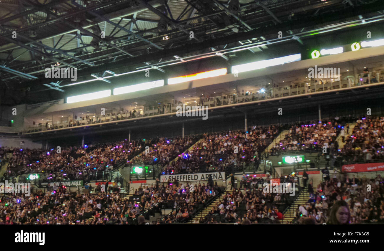 Fans from around the world flock to the Motorpoint Arena Sheffield for ...