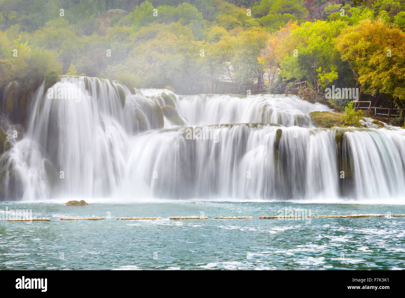 Krka waterfalls, Krka National Park, Croatia, Europe Stock Photo - Alamy