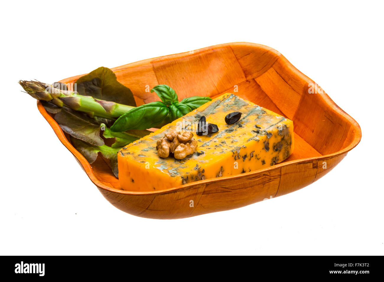 Gold cheese with mould Stock Photo - Alamy