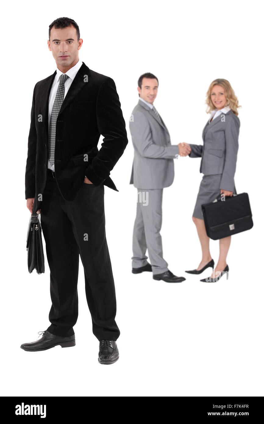 Dynamic business team Stock Photo - Alamy