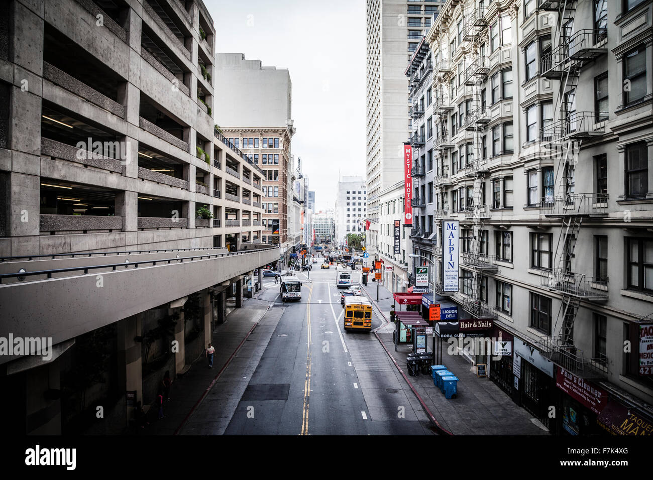 Street view, in San Francisco, California Stock Photo - Alamy